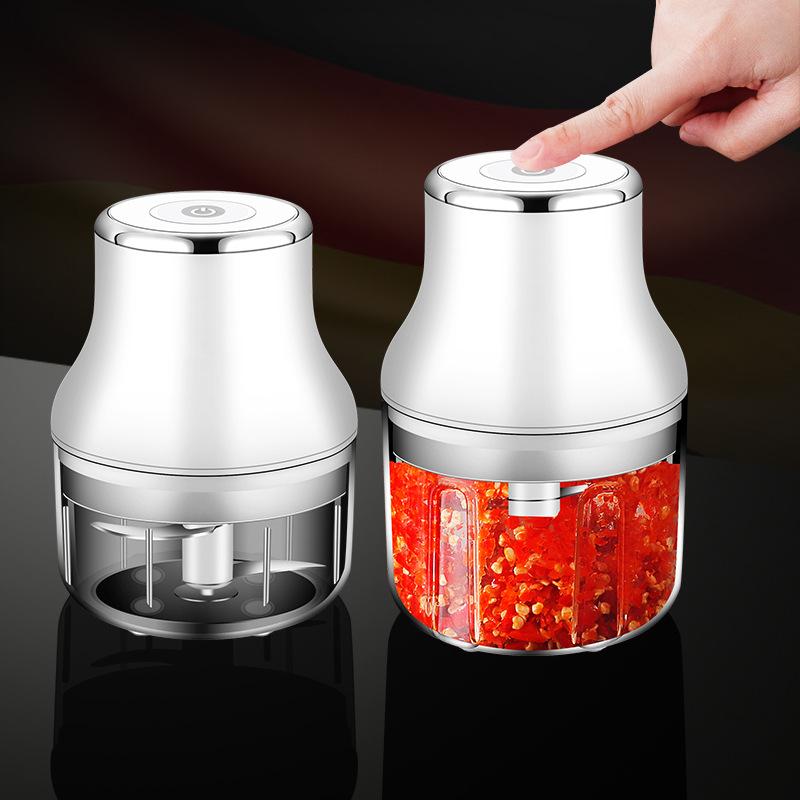 Smart household electric wireless garlic beater meat beater kitchen ...