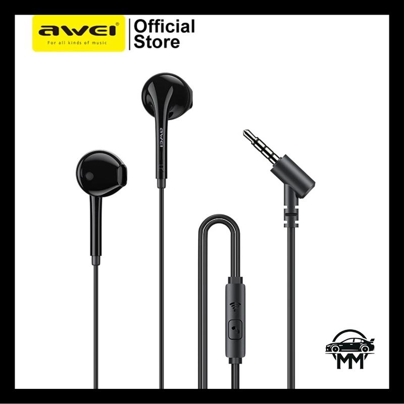 Awei PC-7 Wired Music Headsets Stereo Bass Headphone In-Ear 3.5mm ...