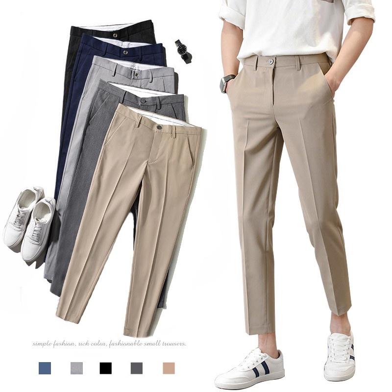 Man Seluar Lelaki Slack Work Pants Men Korean Cotton pants for Formal ...