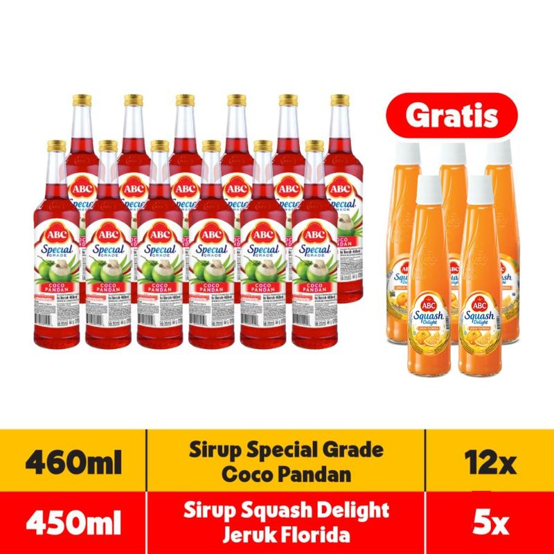 ABC Sirup Special Grade Cocopandan 460 ml Multipack 12 pcs - - Shop ...