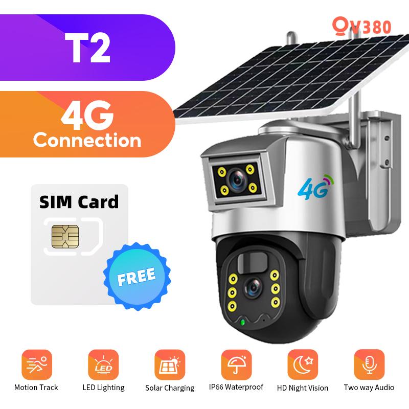 【4G+DUAL Solar】V380 Pro DUAL SOLAR Power 2MP Wireless Outdoo - TikTok ...