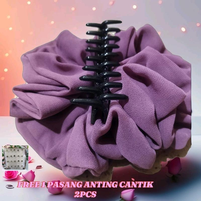 Scrunchie Cepol Hijab - Jepit Rambut Model Cepol - Shop | Tokopedia