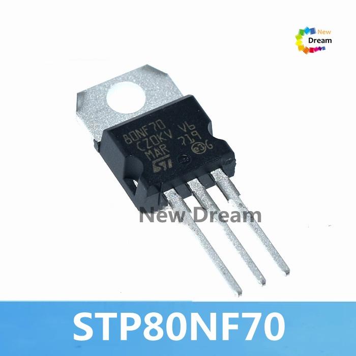 New original 5pcs 80NF70 STP80NF70 TO-220 P80NF70 TO220 N-channel ...