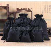 Promo Pouch Serut KANVAS MARSOTO Black & White - Pouch Serut TEBAL ...