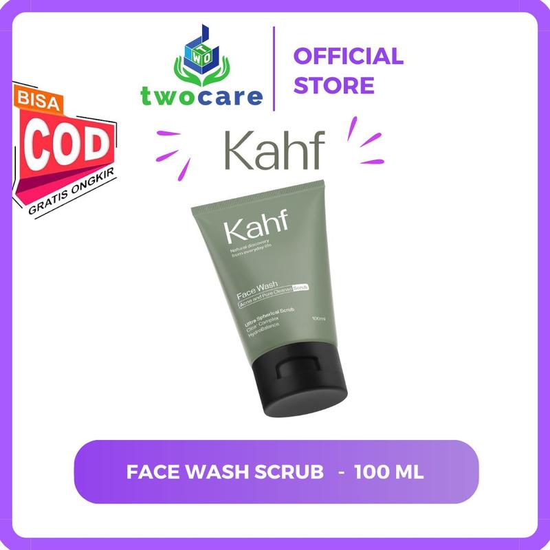 Kahf Face Wash Acne And Pore Cleanse Scrub 100 ML - Shop | Tokopedia