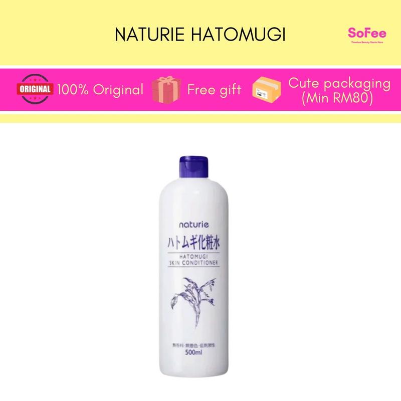 NATURIE HATOMUGI TONER NON-ALCOHOL - TikTok Shop Malaysia