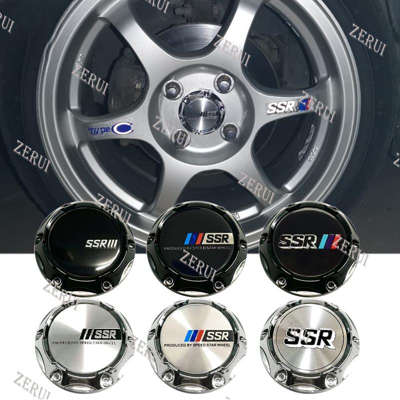 ZR For 1PC 64mm SSR center caps hub cap volk emblem wheel hubcaps ...