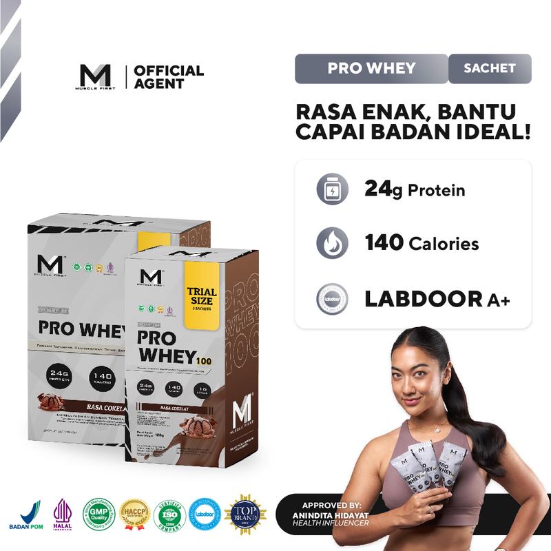 MUSCLE FIRST Pro Whey 100 Box - Whey Protein Suplemen Fitness - Shop ...