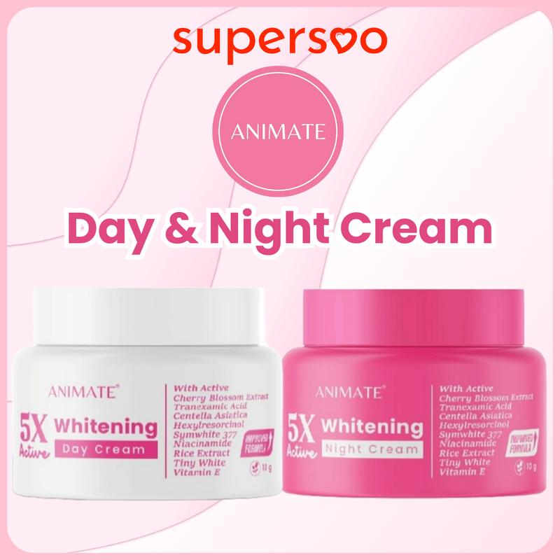 Animate 5x Active Whitening Day Cream & Night Cream Moisturizing - Shop ...