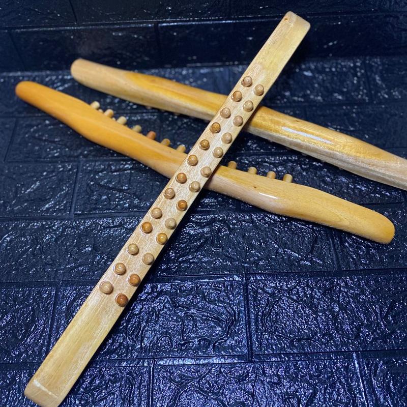 Tongkat Pijat Kayu Gua sha Alat Pijat Terapi Urut Tubuh Punggung - Shop ...