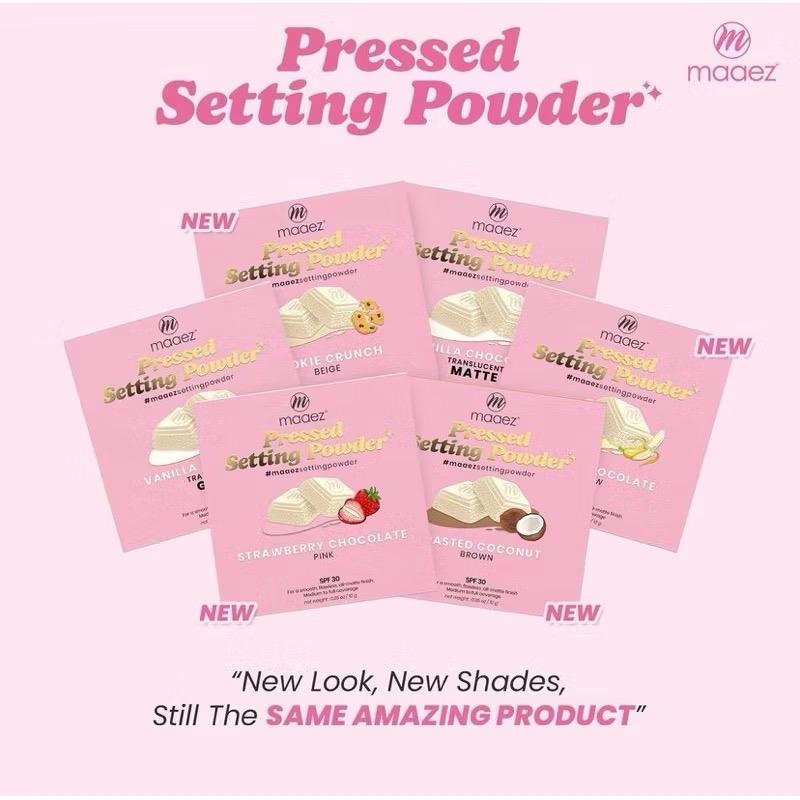 MAAEZ PRESSED SETTING POWDER 10G | SPF 30++ 6 VARIANTS READY - TikTok ...