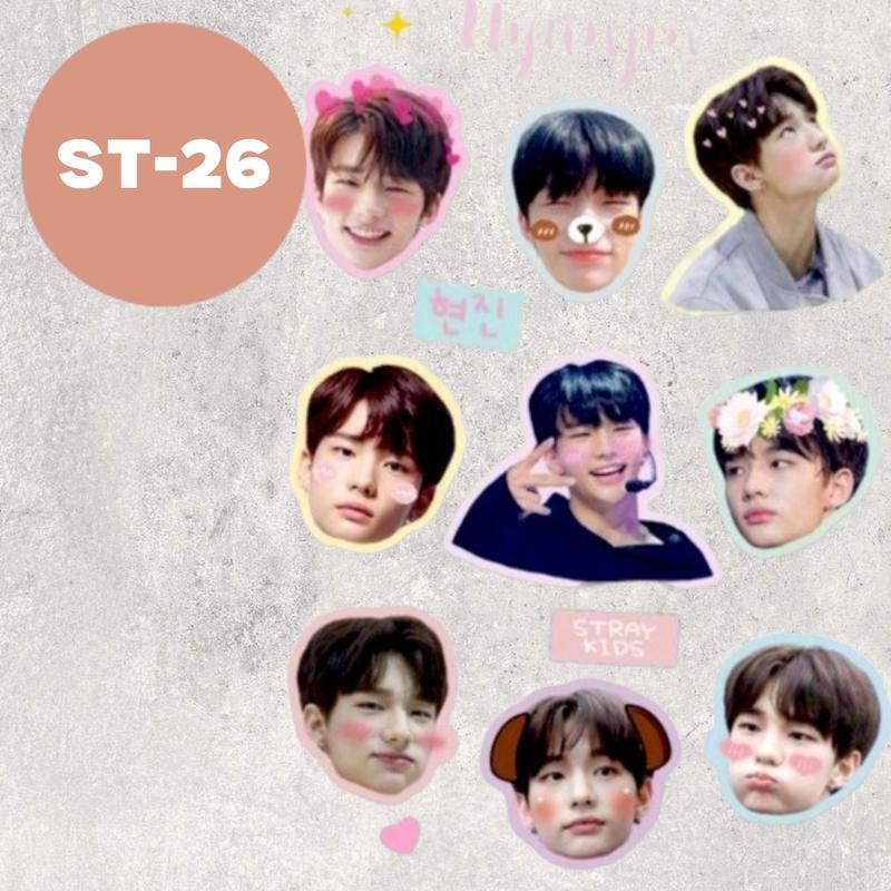 Hyunjin Sticker, Cute Handsome Kpop Idol Boygroup Stickers for - TikTok ...