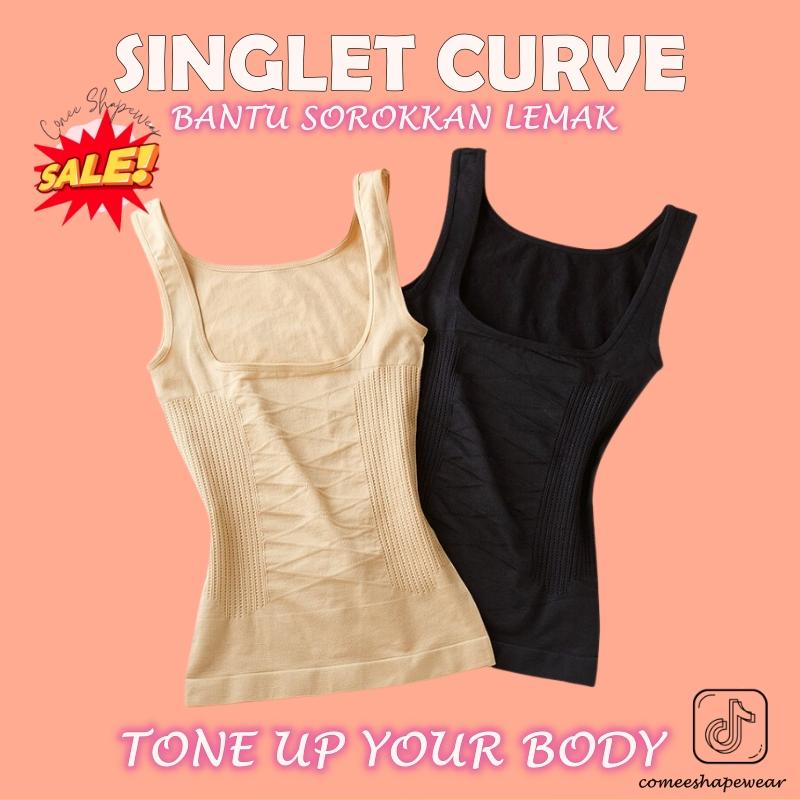 SINGLET CURVE / BAJU MAGIC CURVE BODY SHAPING Shapewear - TikTok Shop ...