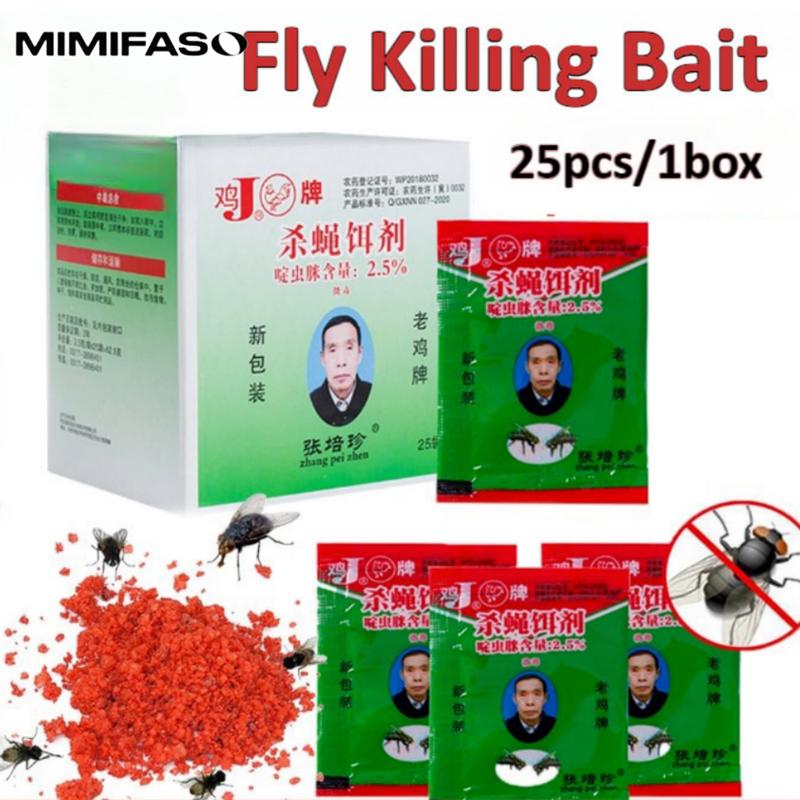 25PCS Effective Fly Killing Bait Powder Killer Pest Control Insecticide ...