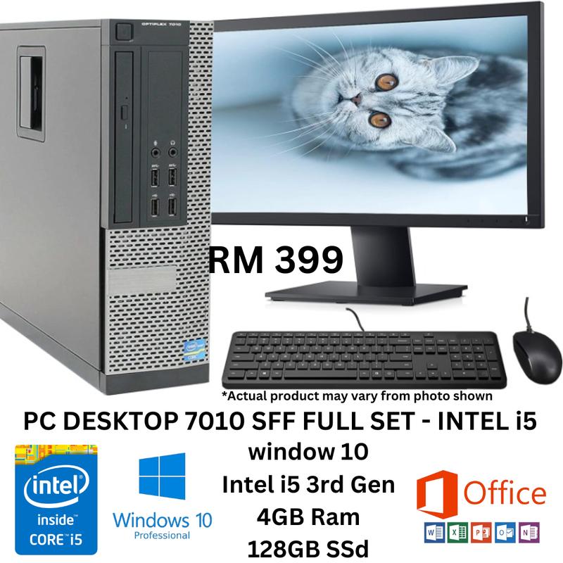 Desktop PC Opti 7010/3010 SFF - Intel Core i5 - 4GB RAM - 128GB ...