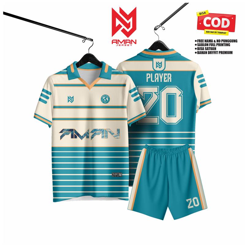 JERSEY CUSTOM TERBARU FULL PRINTING SEPAK BOLA, FUTSAL, VOLY - Shop ...