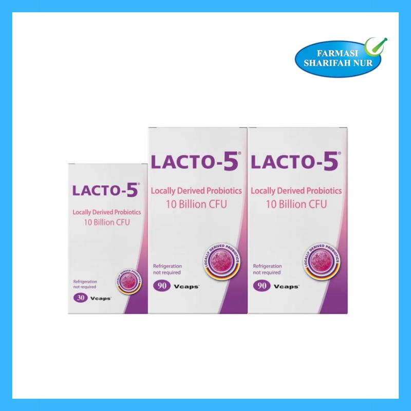 Lacto-5 Locally Derived Probiotics 10 Billion CFU - TikTok Shop Malaysia