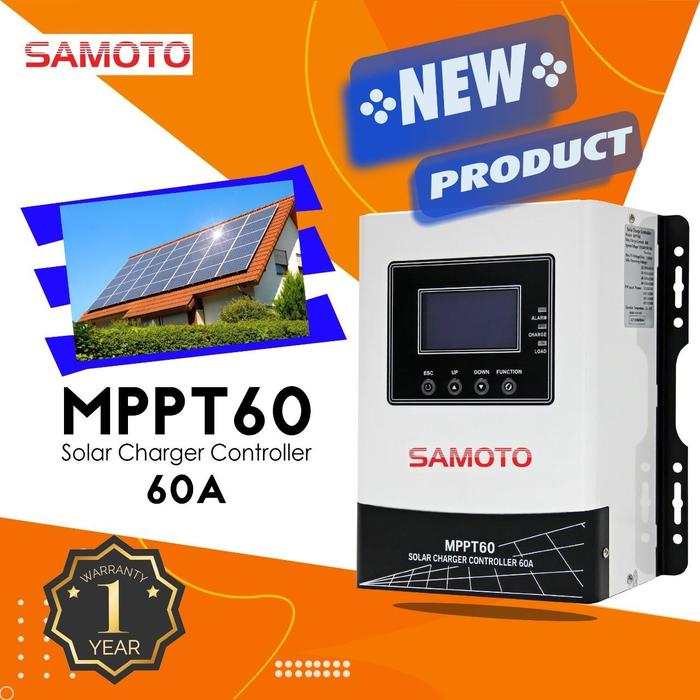 Jual MPPT 60A 12V 24V 36V 48V SOLAR CHARGE CONTROLLER SAMOTO - Jakarta ...