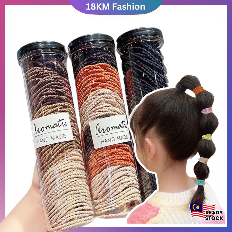 【18KM Fashion】Colourful Hair Rubber Band Hair Ties Hair Band Getah ...