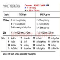 Jual JCube HPL AICA ASIA AS AK 14093 CY25 - MEDIUM MODE WALNUT ...
