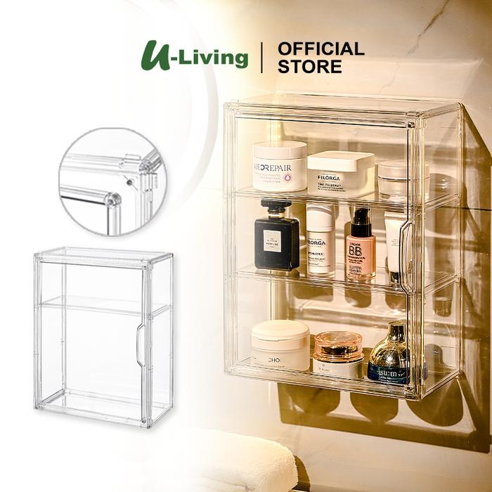 Promo U-Living Kotak Display Box Transparan Organizer Box Kosmetik ...