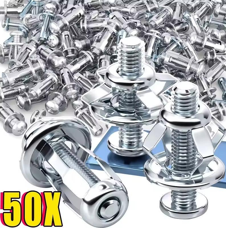 Expansion Screw Petal Screw Jack Nuts Rivet Lock Fischer 50 PCS - Shop ...
