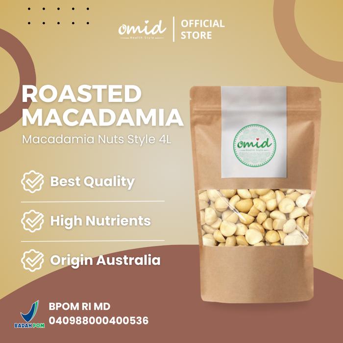 Jual 250gr - Roasted Macadamia Style 4 | Kacang Macadamia Panggang ...