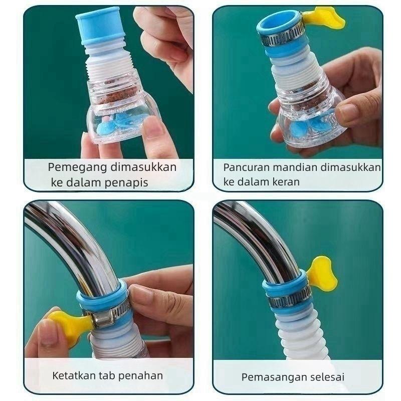 Paip rumah untuk memanjangkan pancuran berputar Home Kitchen - TikTok ...