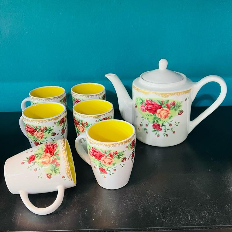 CLEARANCE SET PINGGAN / MUG / CASSERROLE MAJESTIC ROSE by Giacomo ...