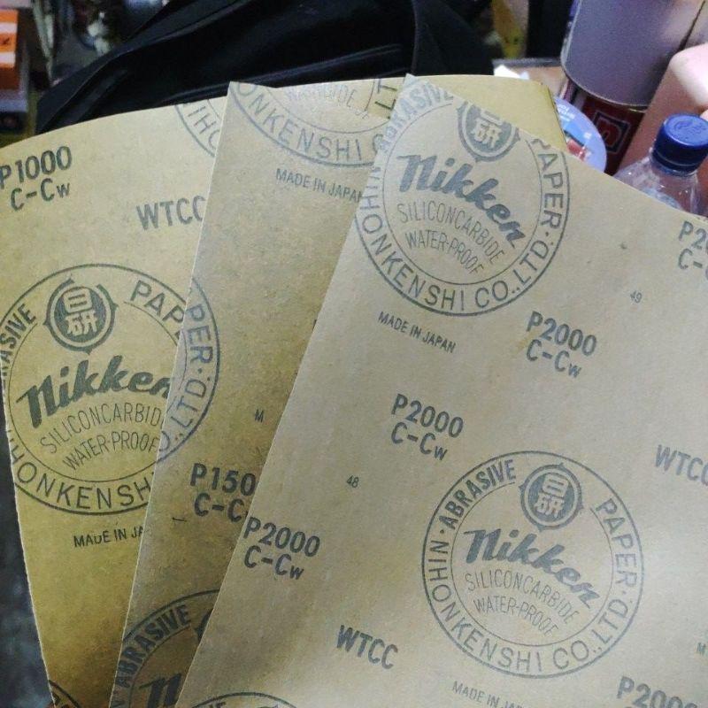 Amplas Nikken Lembaran no 1000.1200.1500.2000.2500.3000 - Shop | Tokopedia