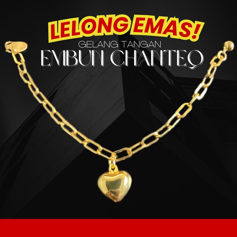 Emass Aspen 916 GP AJ Gold Plated Gelang Tangan Embun Chanteq - TikTok ...