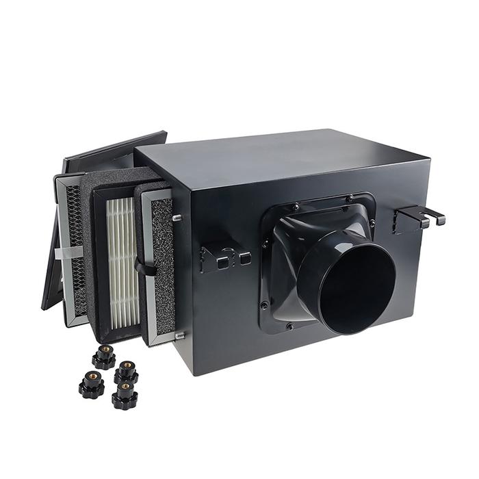 Jual Fresh Air Intake Inline Filter Box With Pre-filter, Activated ...