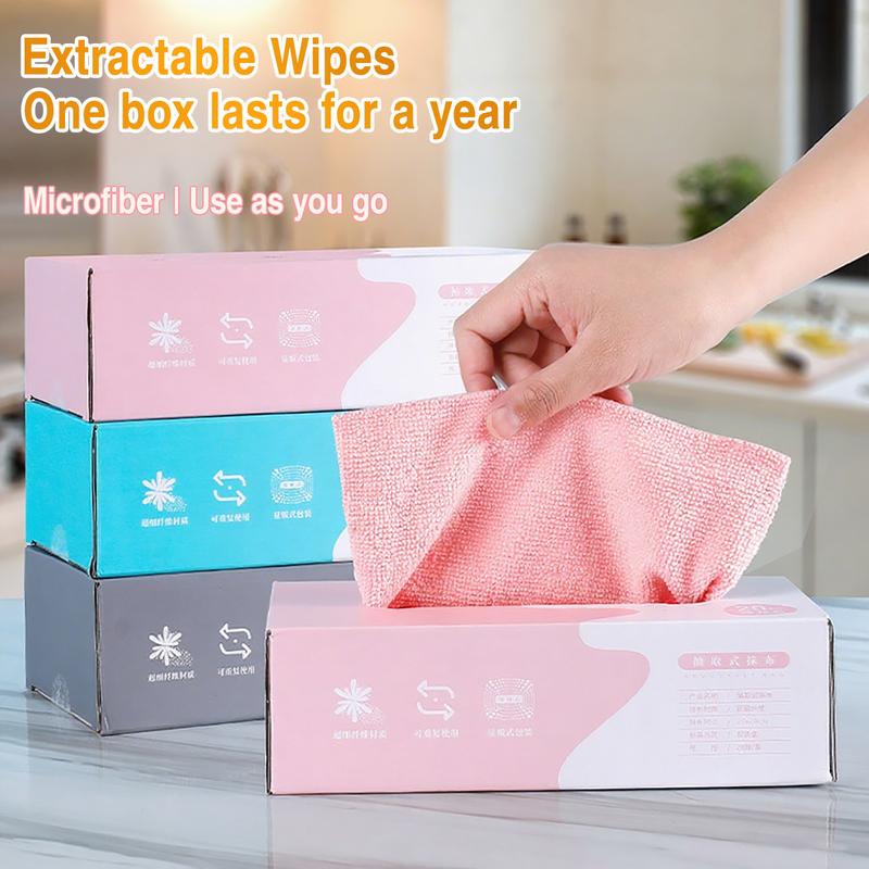 【20pcs/Box】Disposable Kitchen Towel Kitchen Cloth Absorbent Tisu ...