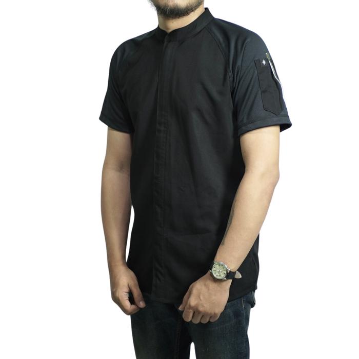 Jual Finecooks Heylux Sporty chef coat Raglan baju koki chef Slim fit ...