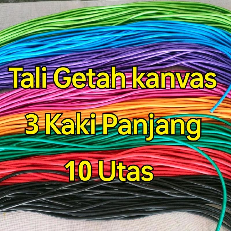 Tali Getah Kanvas 3 kaki Panjang 10 Utas - TikTok Shop Malaysia