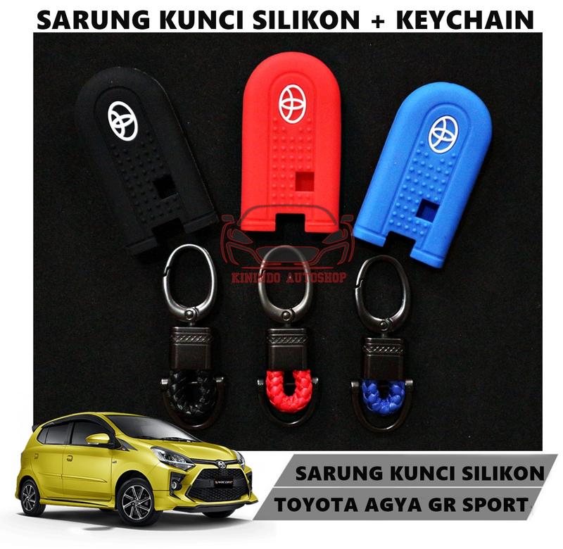 Sarung Kunci Silikon / Cover Key Remote Toyota Agya GR Sport - Shop ...