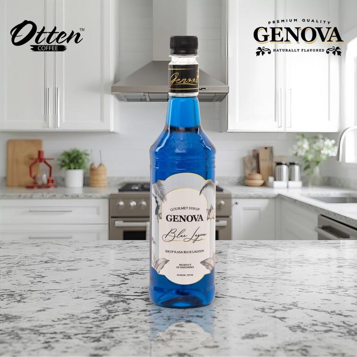 Jual Genova - Syrup Blue Lagoon 750ml - Sirup Minuman Rasa Blue Curacao ...