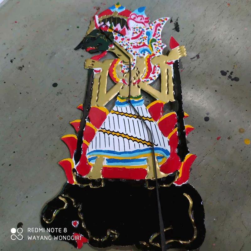 wayang kulit kertas Batara guru ukuran standar pentas pedalangan - Shop ...
