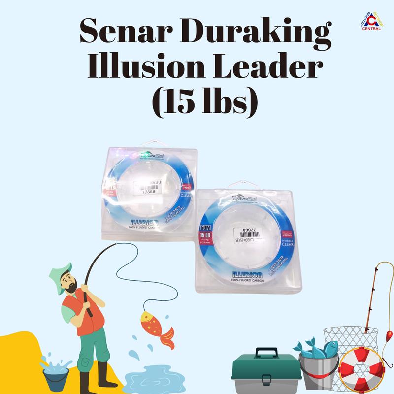 Senar Pancing Duraking Illusion Leader 50 meter (8/10/12/15/25/28/40/50 ...