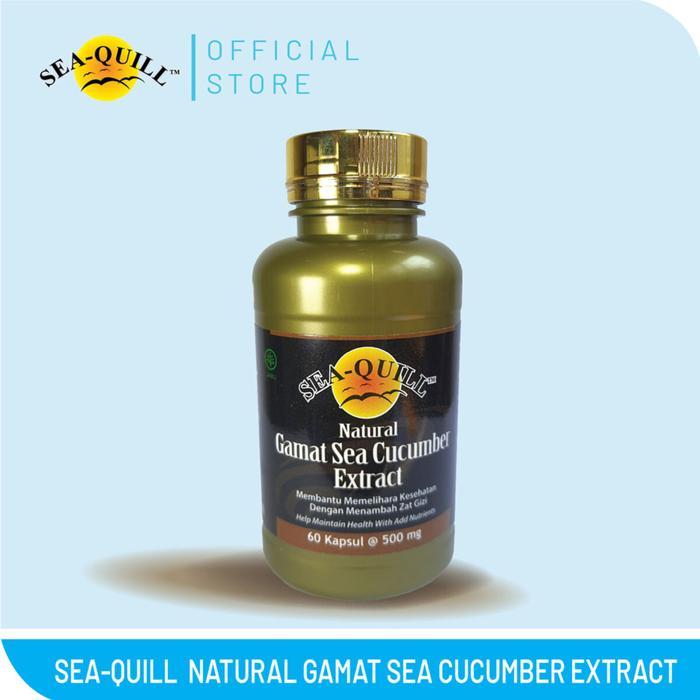 Jual Sea Quill Natural GAMAT SEA CUCUMBER EXTRACT 60 kapsul ( Ekstrak ...