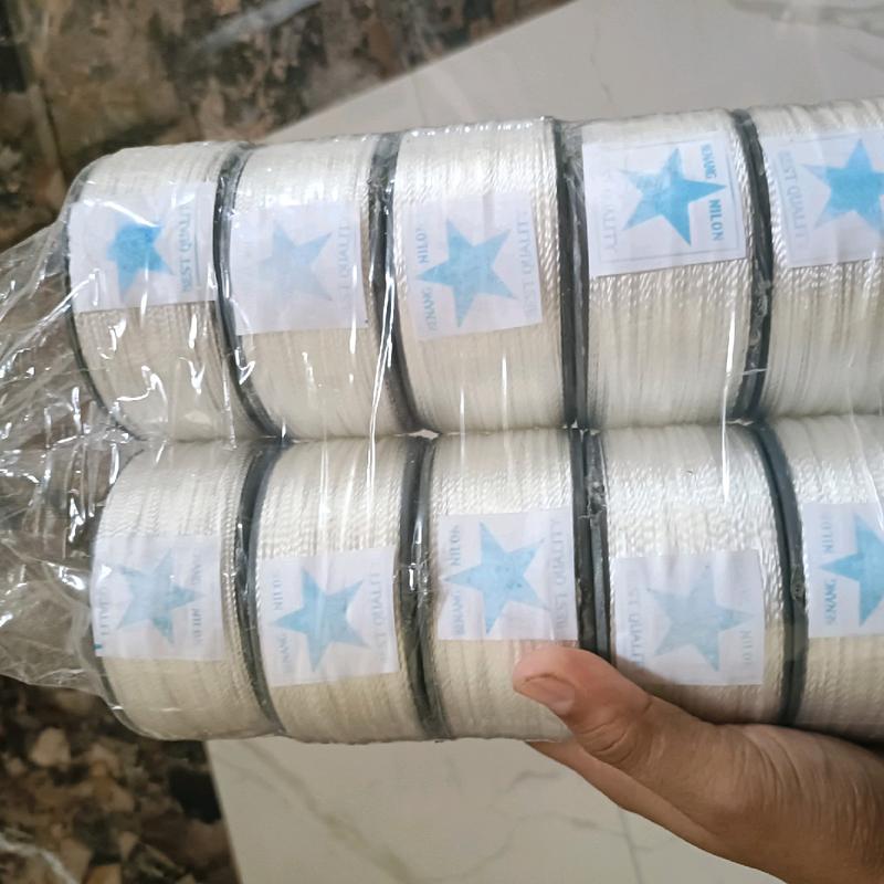 Benang Nylion,Benang lot /Benang sol ukuran besar isi 10 pcs -putih ...