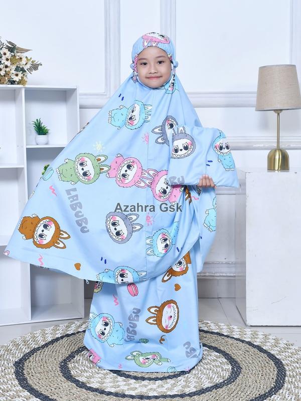 PERANGKAT SHOLAT MUKENAH LABUBU ANAK VIRAL USIA 5-12 TAHUN HIGH - Shop ...