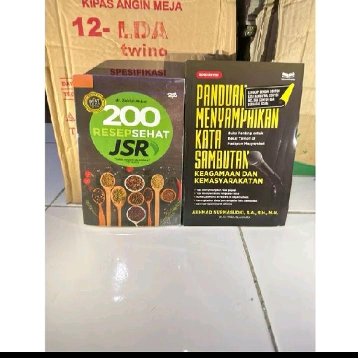 200 resep sehat JSR dr zaidul akbar, panduan menyampaikan kata - Shop | Tokopedia
