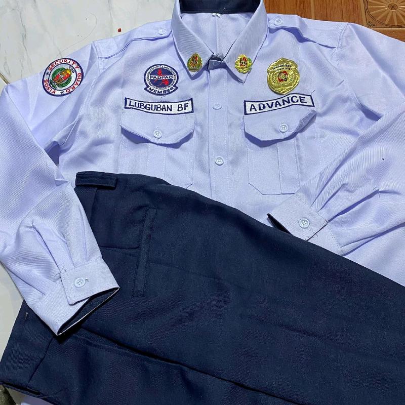 GUARD LONG SLEEVE with pants/patches/collarpin & badge - TikTok Shop ...