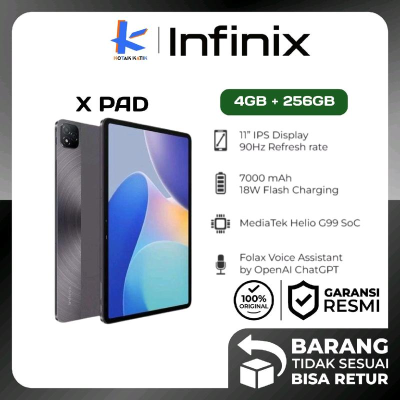 Infinix Xpad 4/256 Gb Helio G99 7000mAh - New Garansi Resmi - Shop ...