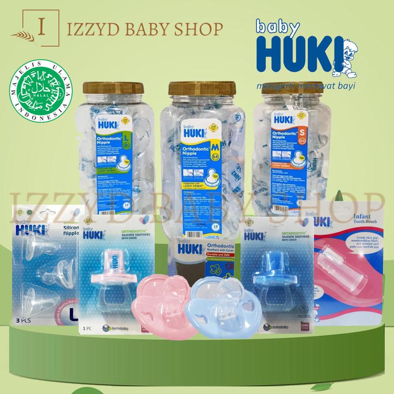 Huki Nipple Dot Orthodontic / baby dot huki Gepeng / bulat regular ...