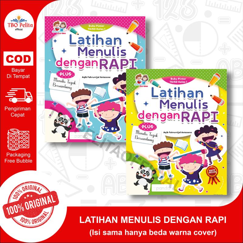 Latihan Menulis Dengan Rapi Plus Menulis Tegak Bersambung - Shop ...