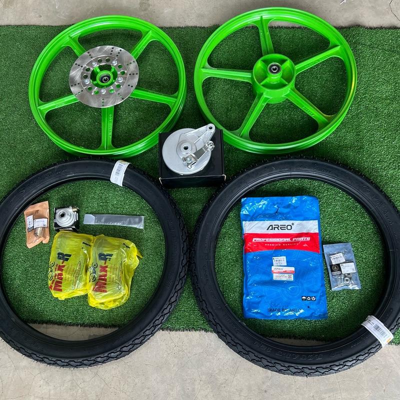AR80 CUSTOM GREEN COMBO FULL SET 9 ITEM - TikTok Shop Malaysia