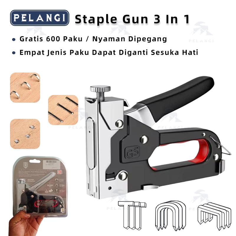 Gratis 600 Paku / Stapler 3in1 Tembak Gun Serbaguna Staples - Shop ...