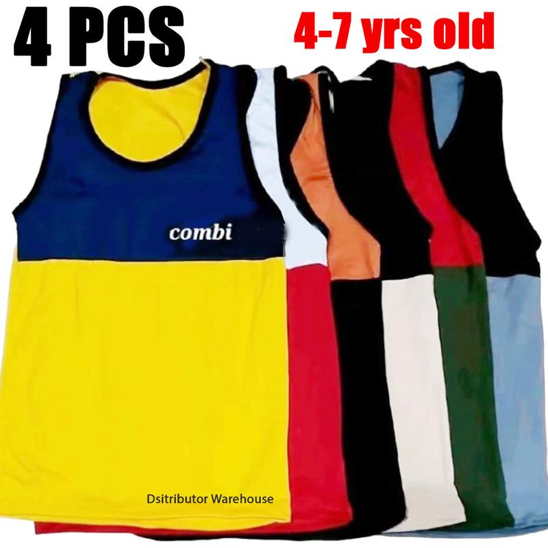 4-7YRS TOP SANDO (4PCS) TOP FOR KIDS 4 and 5 pcs Wholesale Sando ...